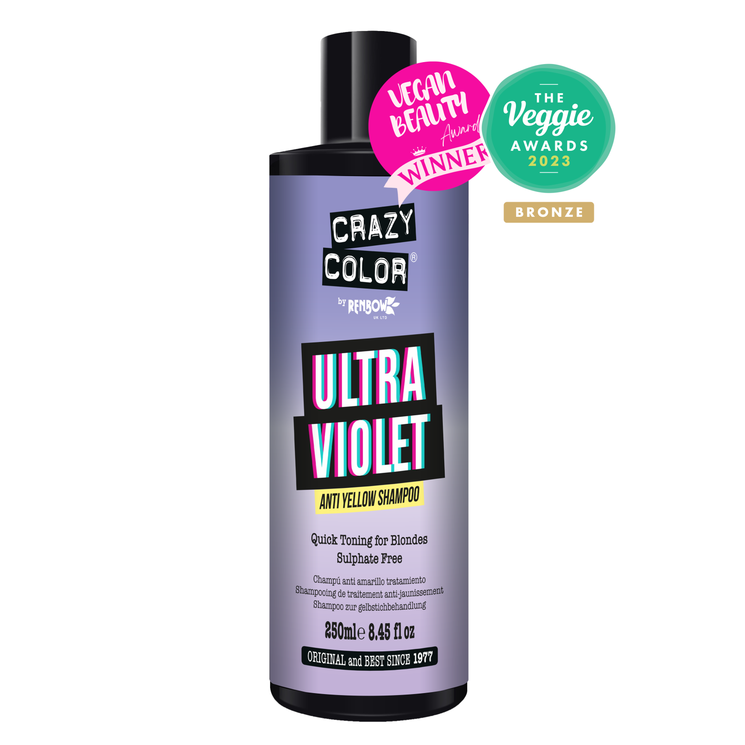 Ultra Violet Anti-Yellow Shampoo – Crazy Color US