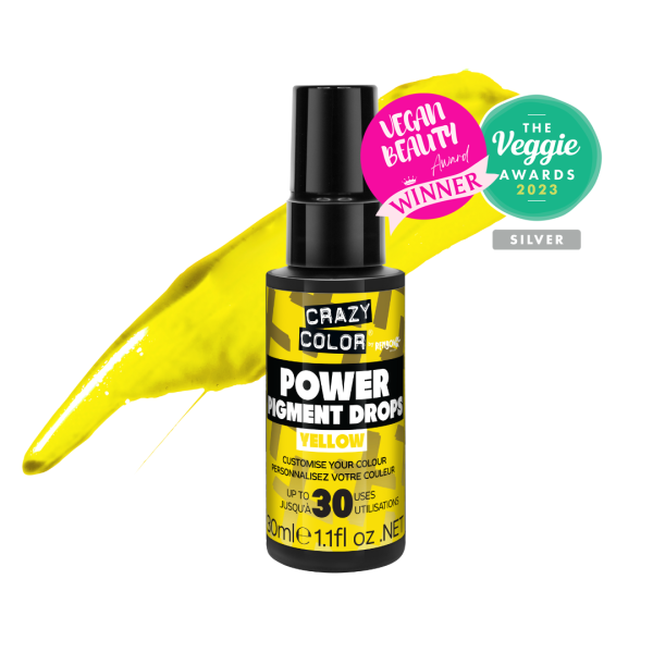 Yellow POWER Pigment Drops – Crazy Color US